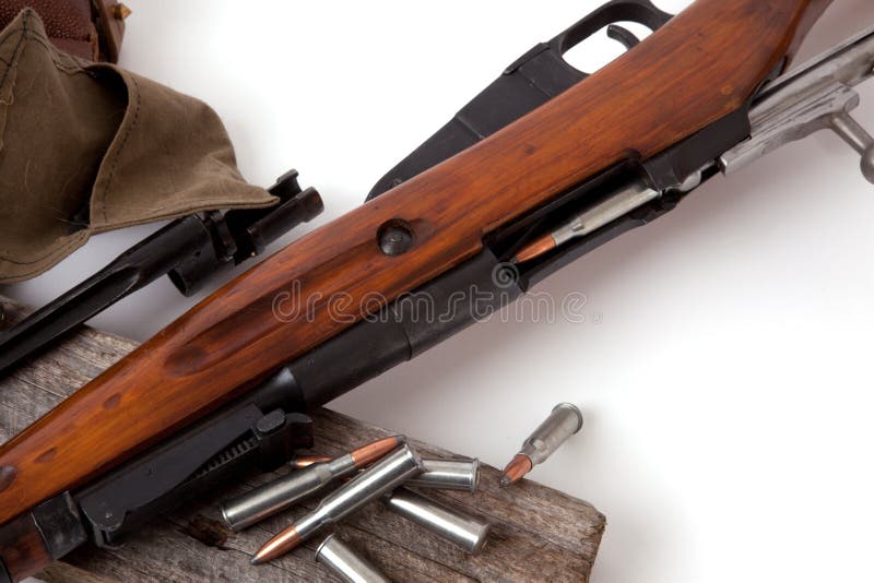 Mosin Nagant Rifle stock photo. Image of board, nagant - 52726538
