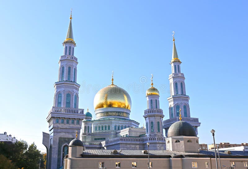 Moskau-Kathedralen-Moschee, Russland - Die Hauptmoschee In Moskau ...