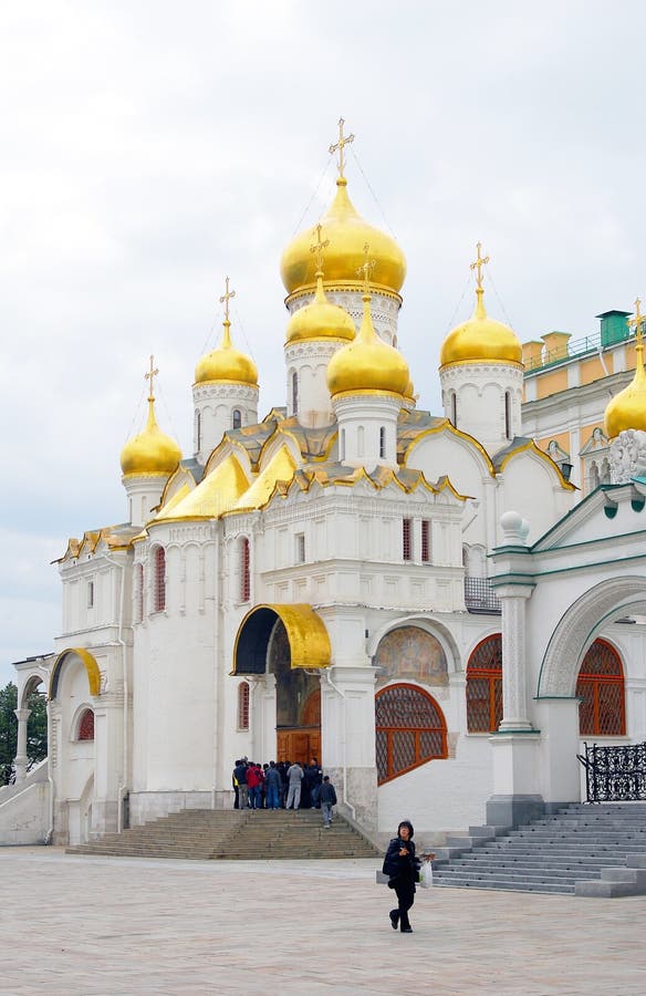 Moskou Het Kremlin Moskou Het Kremlin Unesco-erfenis Redactionele Stock ...