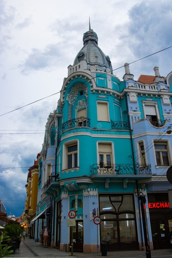 Moskovits Miksa Palace in Oradea, Romania Editorial Stock Image - Image ...