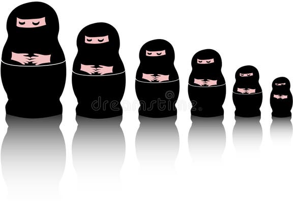 Moslima stock vector. Illustration of nested, female, arabic - 3734315