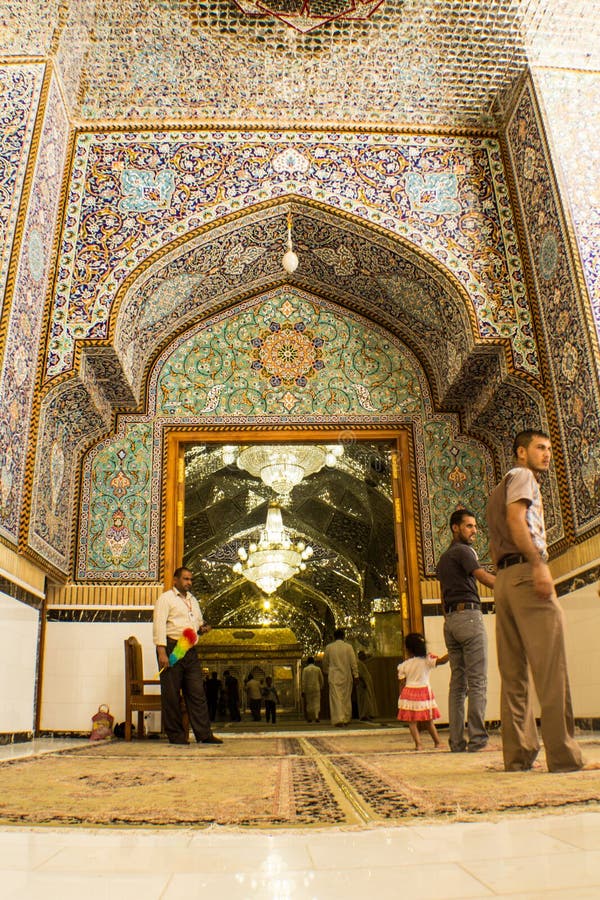 Mosquée de Koufa photo éditorial. Image du imam, irak - 41274481