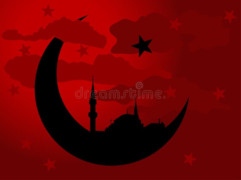 Dark Mosque Silhouette Stock Illustrations – 5,463 Dark Mosque ...