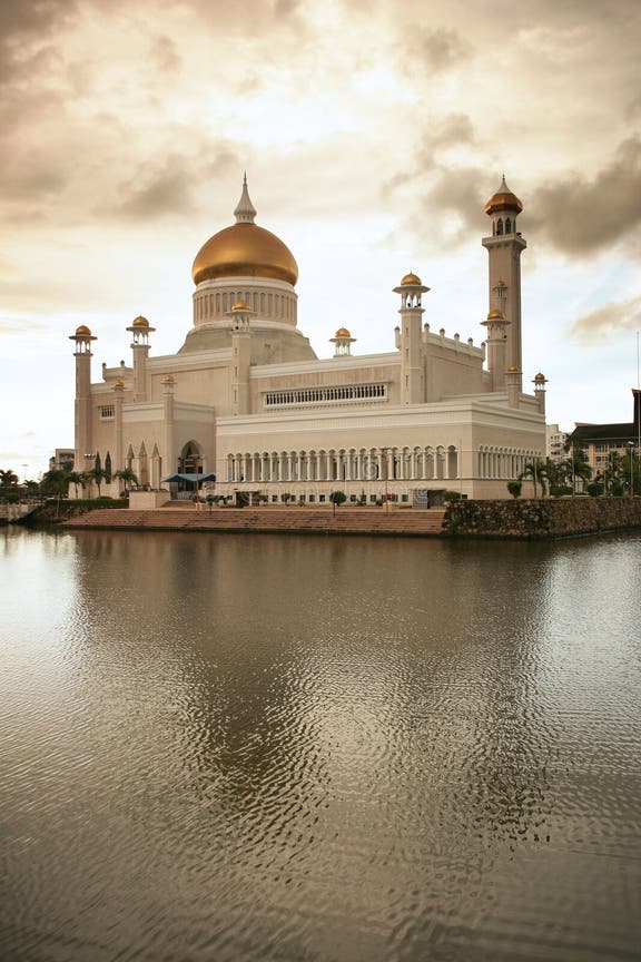 Mosque stock image. Image of moslem, reflection, clouds - 551025