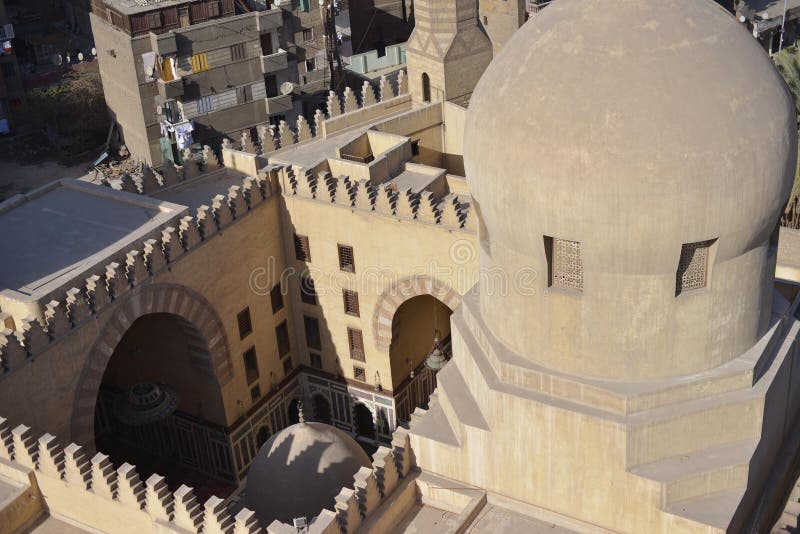 An old mosque in Cairo stock image. Image of ndates - 131480393