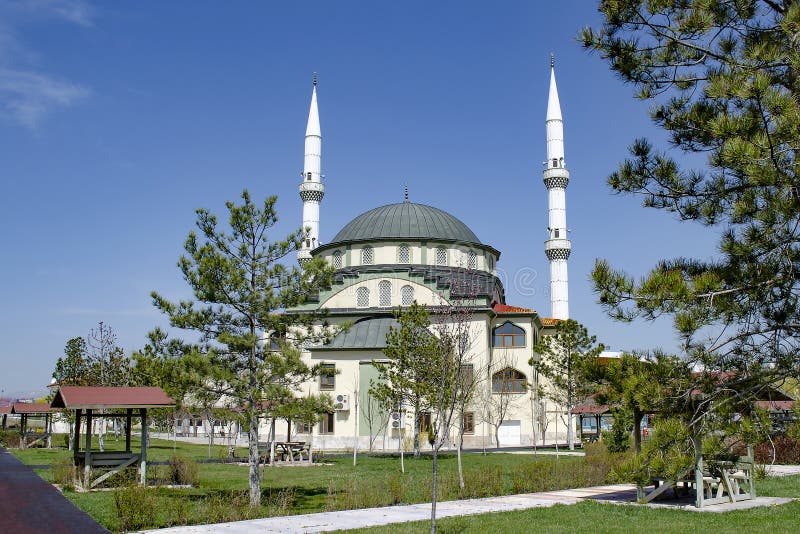 Mosque in Afyonkarahisar City of Turkey Stock Photo - Image of religion ...