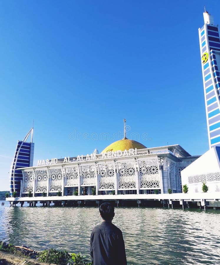 Mosque Al Alam City Kendari Stock Photos - Free & Royalty-Free Stock ...