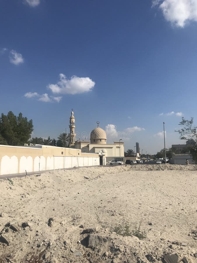 The Mosque Al Hudaiba editorial photography. Image of landmark - 237732432