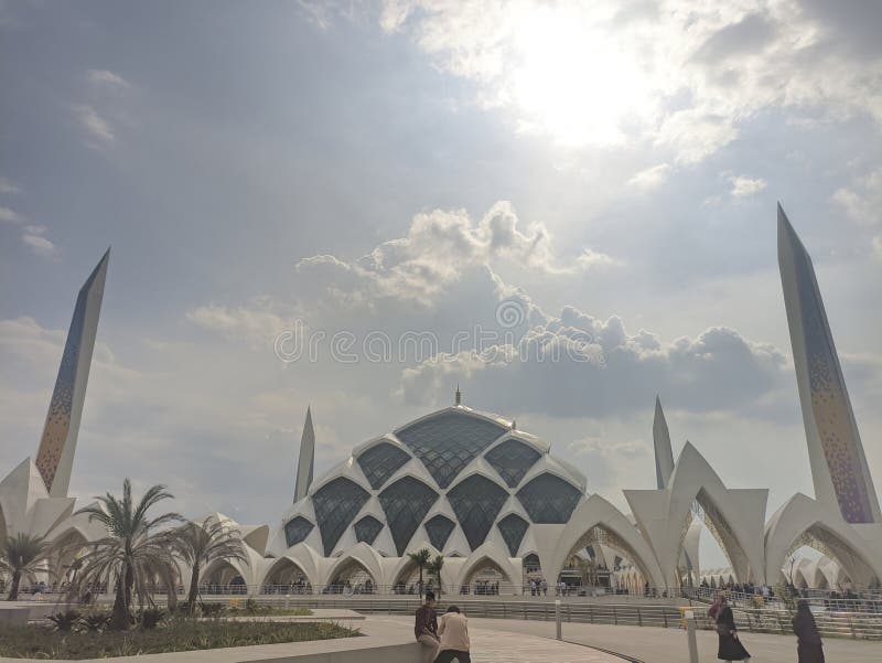 Mosque Al Jabbar Bandung West Java Indonesia Editorial Stock Image ...