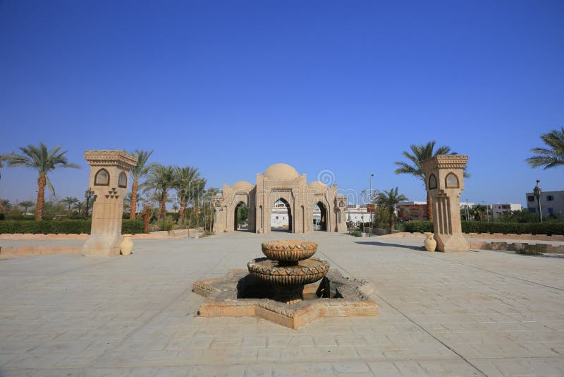 Mosque Al Mustafa stock image. Image of tourism, egypt - 45724637