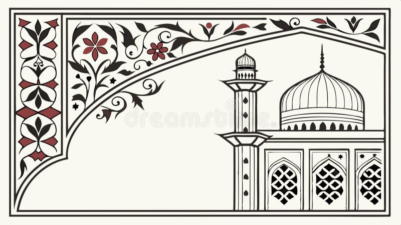 Mosque Arch Design, Islamic Architecture Detail and Decorative Element ...