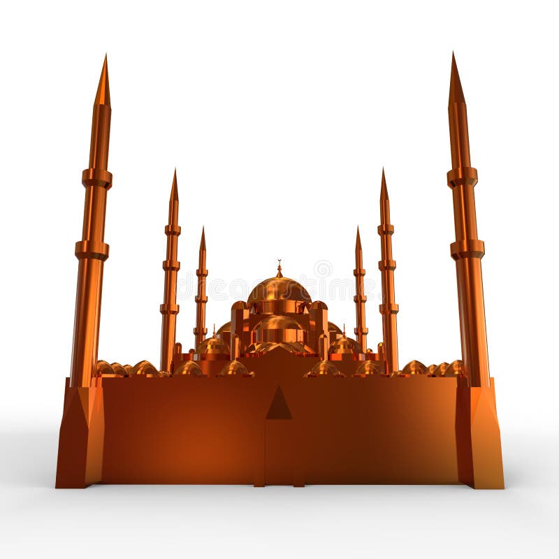 Mosque from the background stock illustration. Illustration of symbol ...