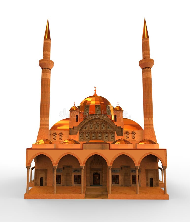 Mosque from the background stock illustration. Illustration of symbol ...