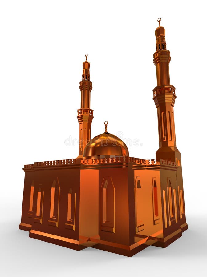 Mosque from the background stock illustration. Illustration of mosque ...