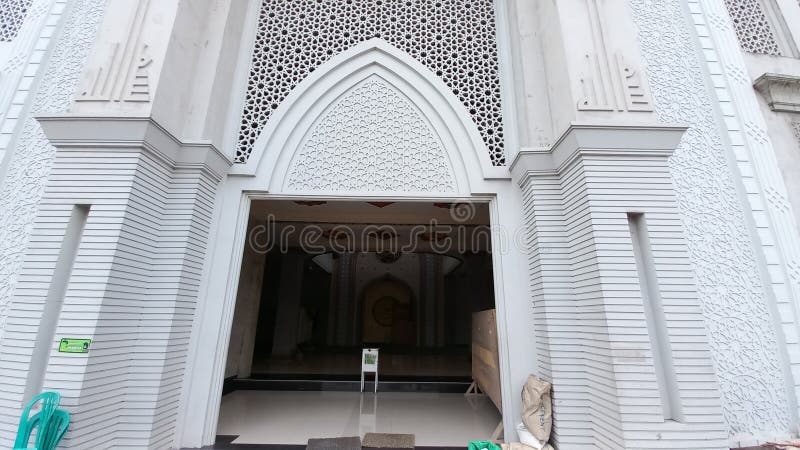 A Mosque in Bali with Islamic Historical Architecture Stock Photo ...