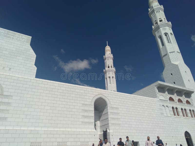 Mosque with beautiful sky editorial photography. Image of beautiful ...