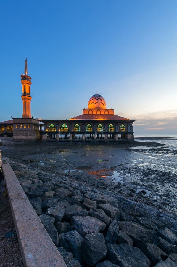 Mosque stock photo. Image of thailand, seaside, sunset - 51409192