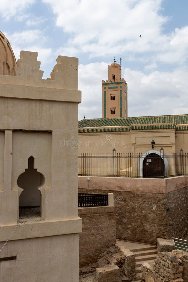 Mosque Ben Youssef in the Medina Quarter of Marrakesh, Morocco Stock ...