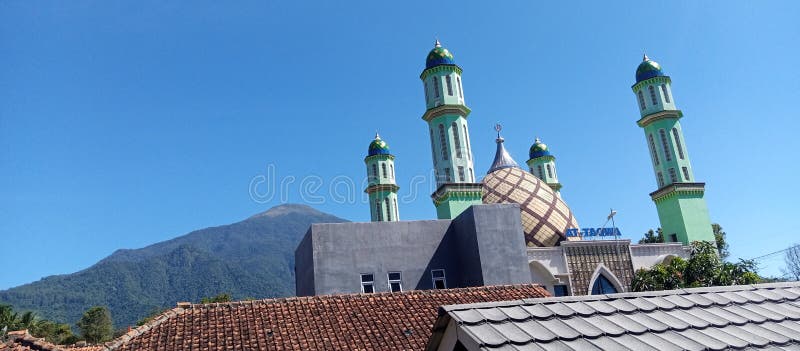 Mosque and Blue sky stock image. Image of monument, monastery - 267729667