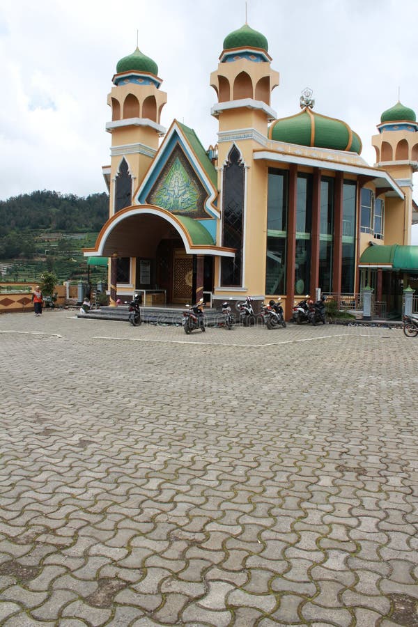 Mosque Building in the Dieng Area, Central Java, Indonesia Editorial ...