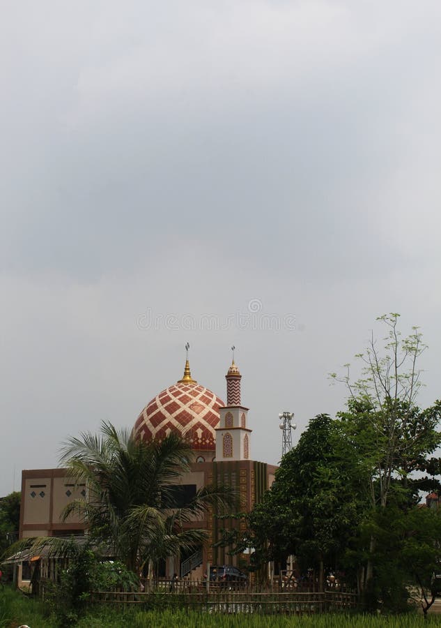 Mosque for Islam Religion Prays Stock Photo - Image of building, color ...