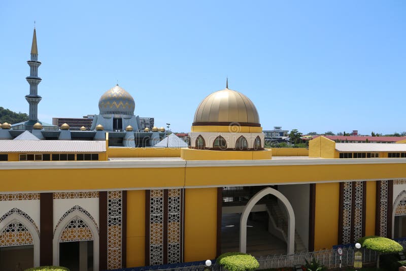 SABAH STATE MOSQUE stock image. Image of bawah, bayu - 142478469