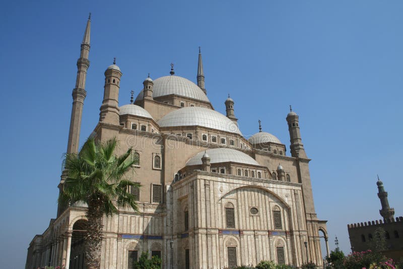 The Mosque of Al-Nasir Muhammad at the Citadel in Cairo Stock Photo ...