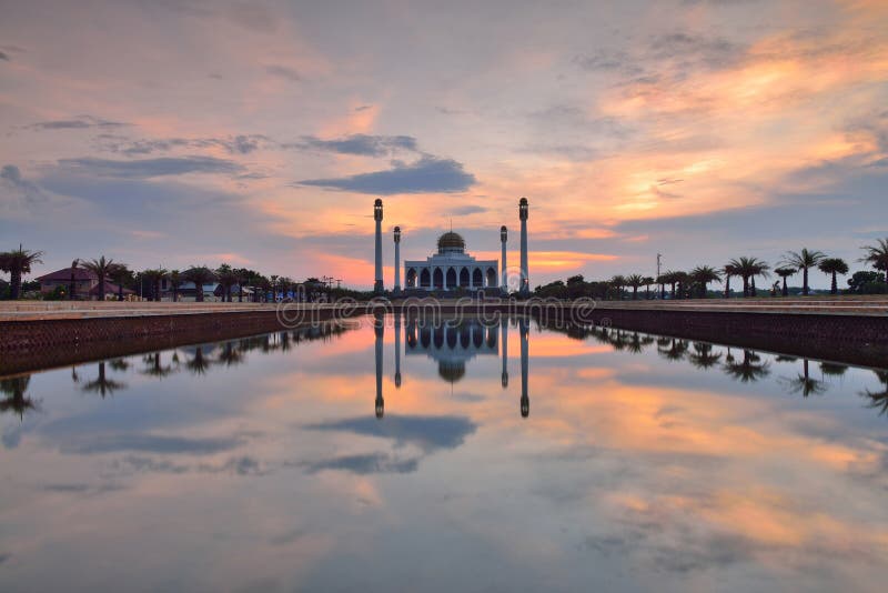The mosque stock image. Image of style, beautiful, scenery - 54996559