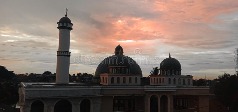 The Mosque at Citayam Station Stock Photo - Image of mosque, station ...