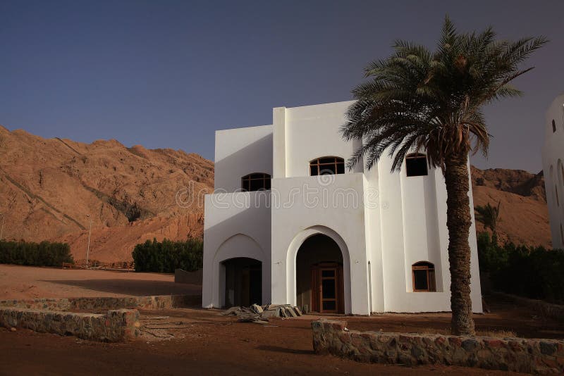 Mosque in the desert stock photo. Image of beautiful - 61976018