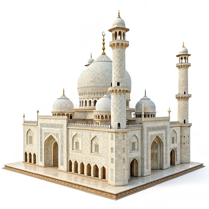 Mosque Design Isolated on Transparent Background Stock Illustration ...