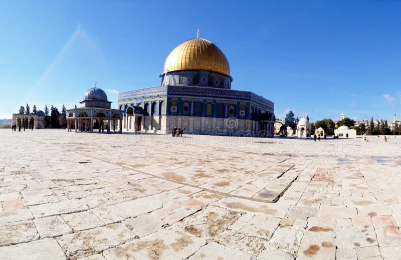 Mosque Dome of the Rock stock photo. Image of east, landmark - 95766332