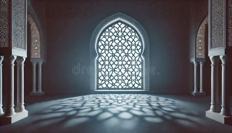 Mosque door with lights stock image. Image of wall, door - 351567499