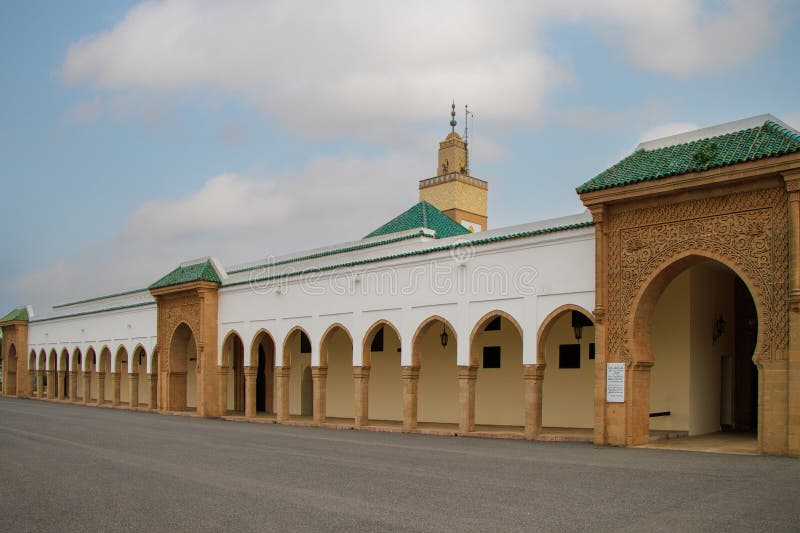 Assounna Mosque Downtown Rabat Stock Image - Image of africa, north ...
