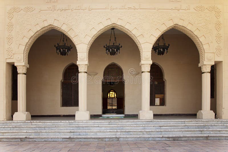 Modern Mosque Gate stock photo. Image of gate, arab, exterior - 4999804