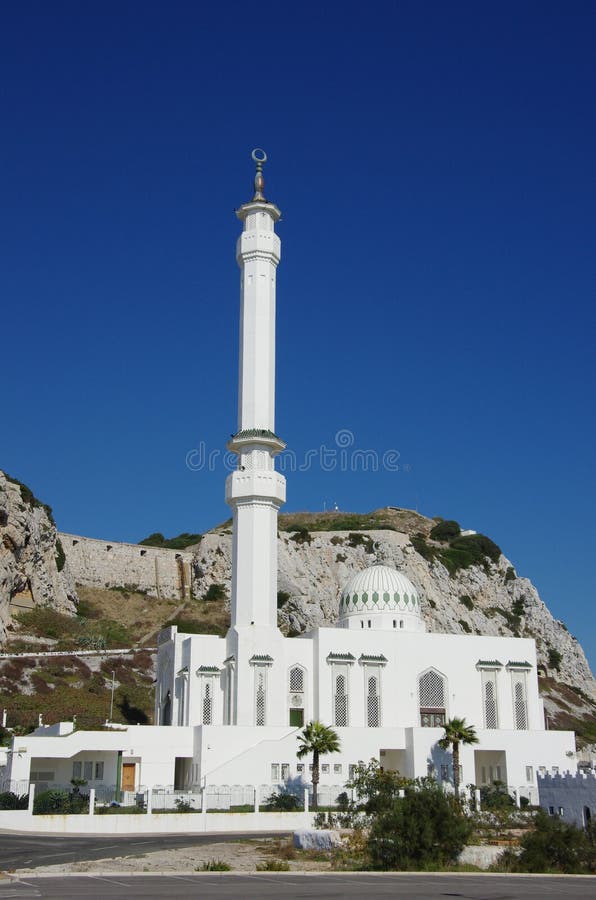 Gibraltar-Muslim Mosque stock photo. Image of gibraltar - 80249860