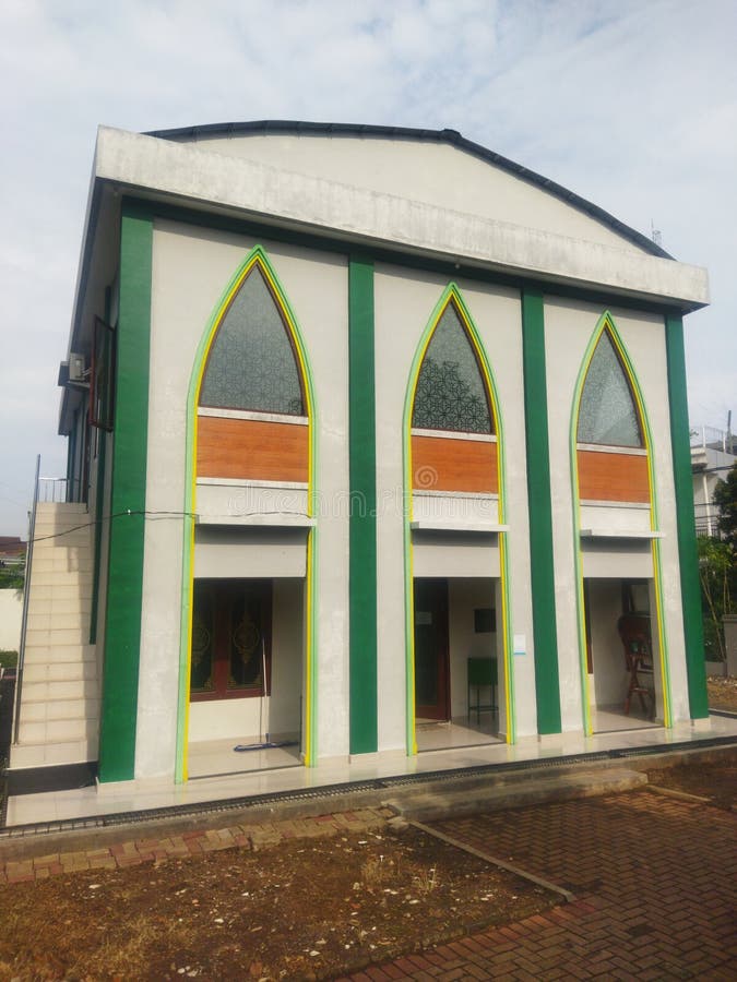 Mosque Green Jakarta Simple Stock Image - Image of jakarta, simple ...