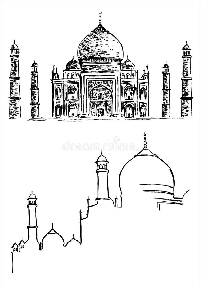 Mosque Drawing Stock Illustrations – 26,072 Mosque Drawing Stock ...