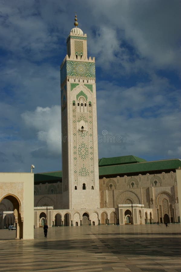 Mosque of Hassan II in Casablanca Stock Photo - Image of africa, square ...