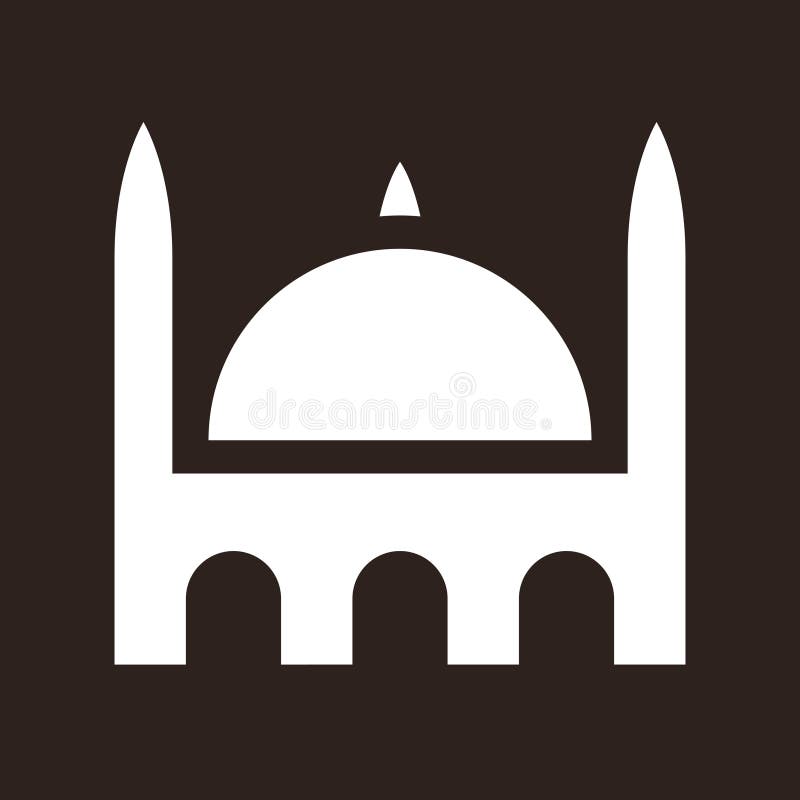 Mosque Icon Animated Cartoon PNG Illustration for Islamic Element ...