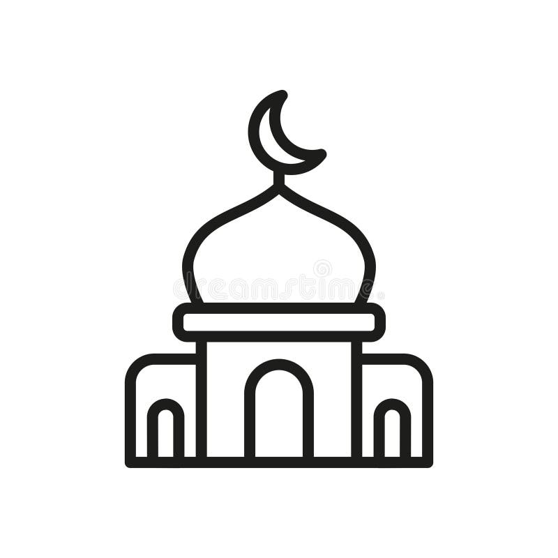 Mosque Icon Vector Design Templates Simple and Modern Stock Vector ...