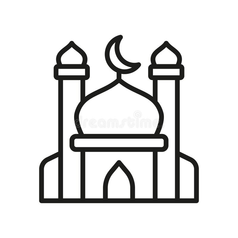 Mosque Icon Vector Design Templates Simple and Modern Stock Vector ...