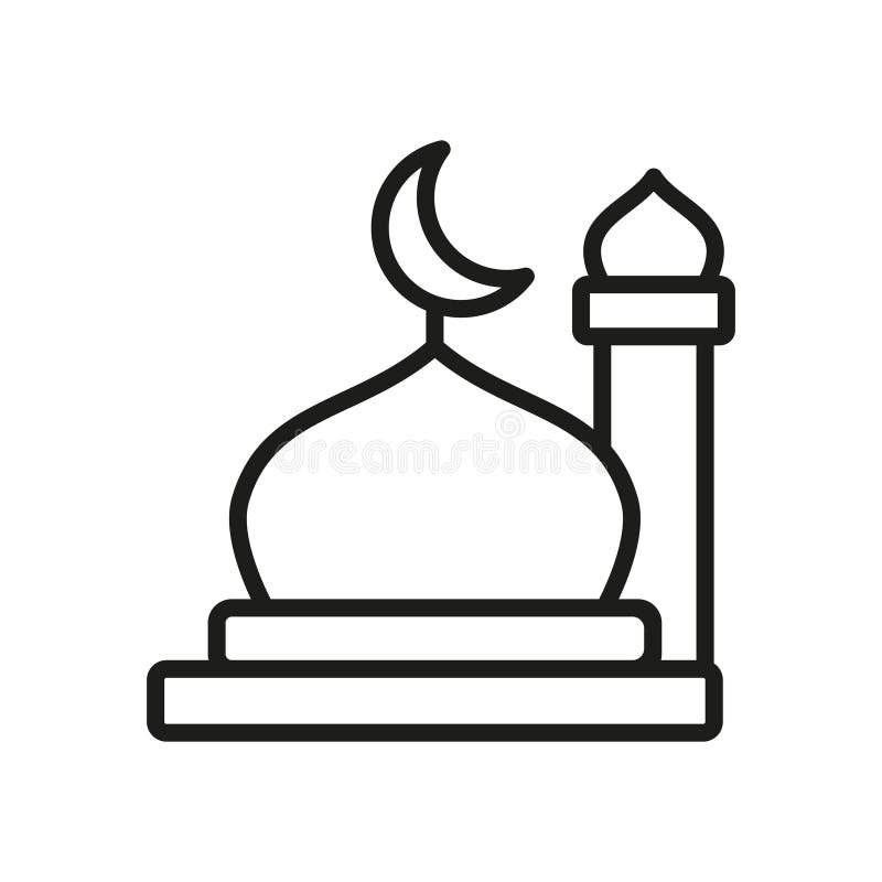 Mosque Icon Vector Design Templates Simple and Modern Stock Vector ...