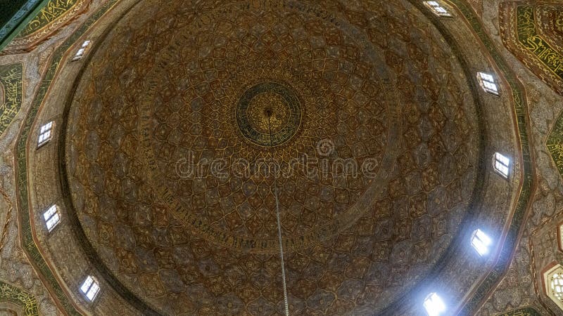 Mosque of Imam Al Shafi, Cairo, Egypt. Stock Photo - Image of religion ...