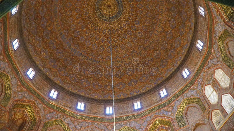 Mosque of Imam Al Shafi, Cairo, Egypt. Stock Photo - Image of grave ...