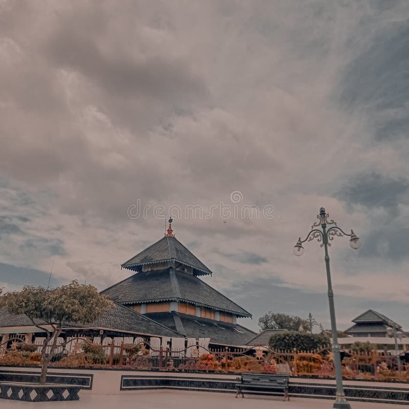 Mosque Indonesia Demak Moslem Editorial Stock Photo - Image of moslem ...