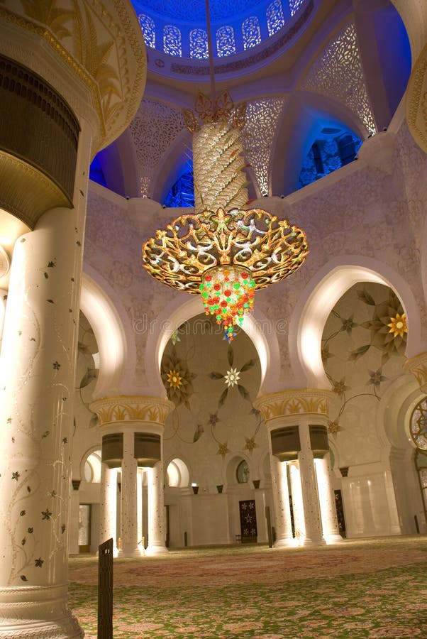 Mosque from inside stock image. Image of mosque, light - 11668095