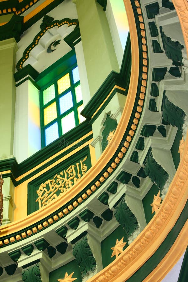 Mosque Interior stock photo. Image of travel, domes, pillars - 14487144