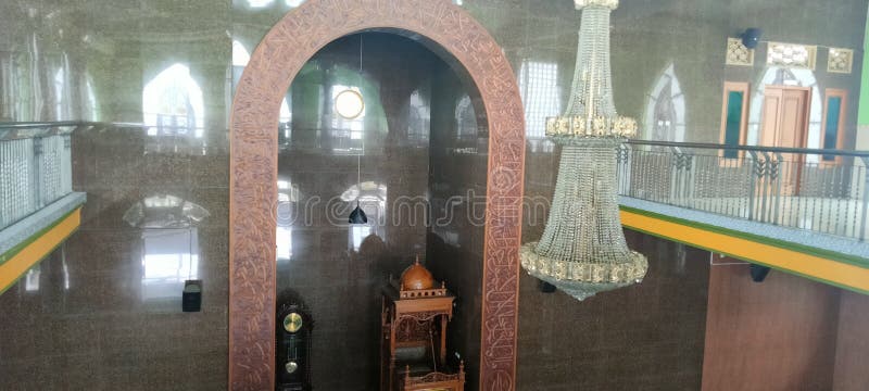Mosque Islam Moslem Prayer Mihrab Stock Image - Image of mihrab, moslem ...