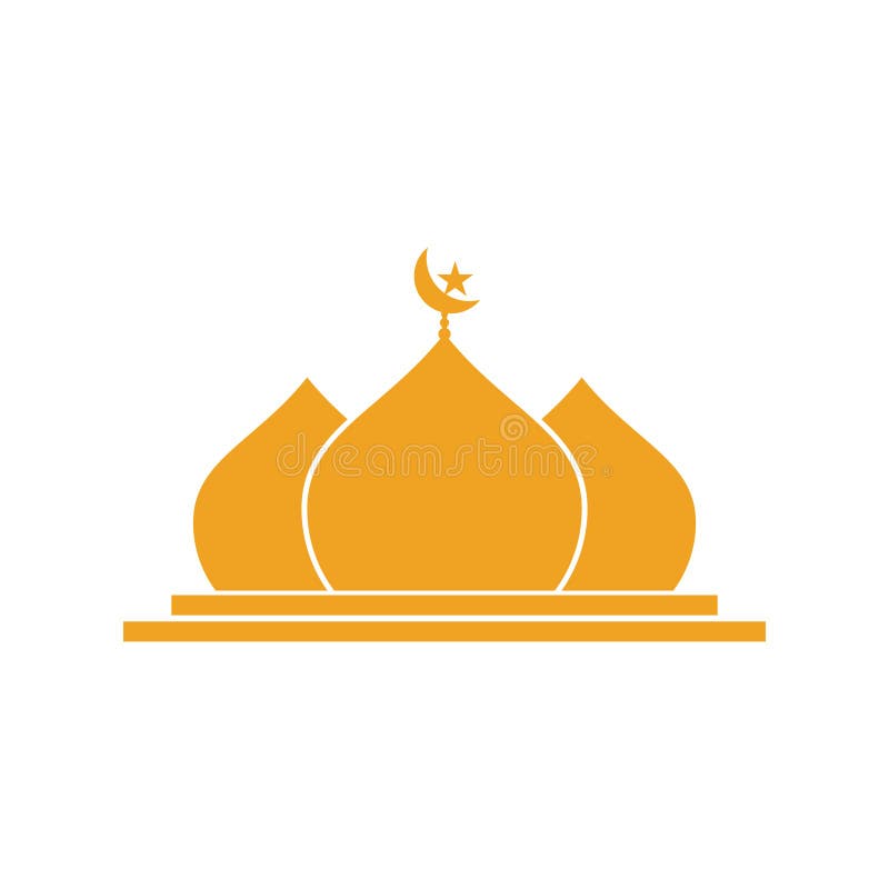 Mosque Islamic Logo Icon Ramadhan Kareem Icon Design Stock Vector ...